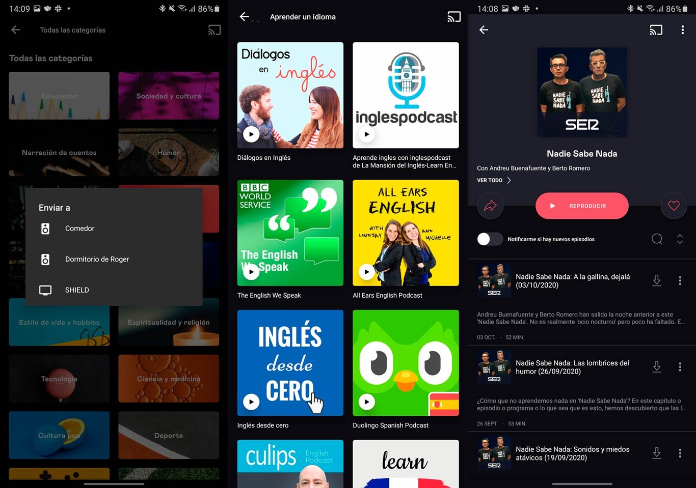 Deezer se enfrenta a Spotify con su propia sección de podcasts: ya ...