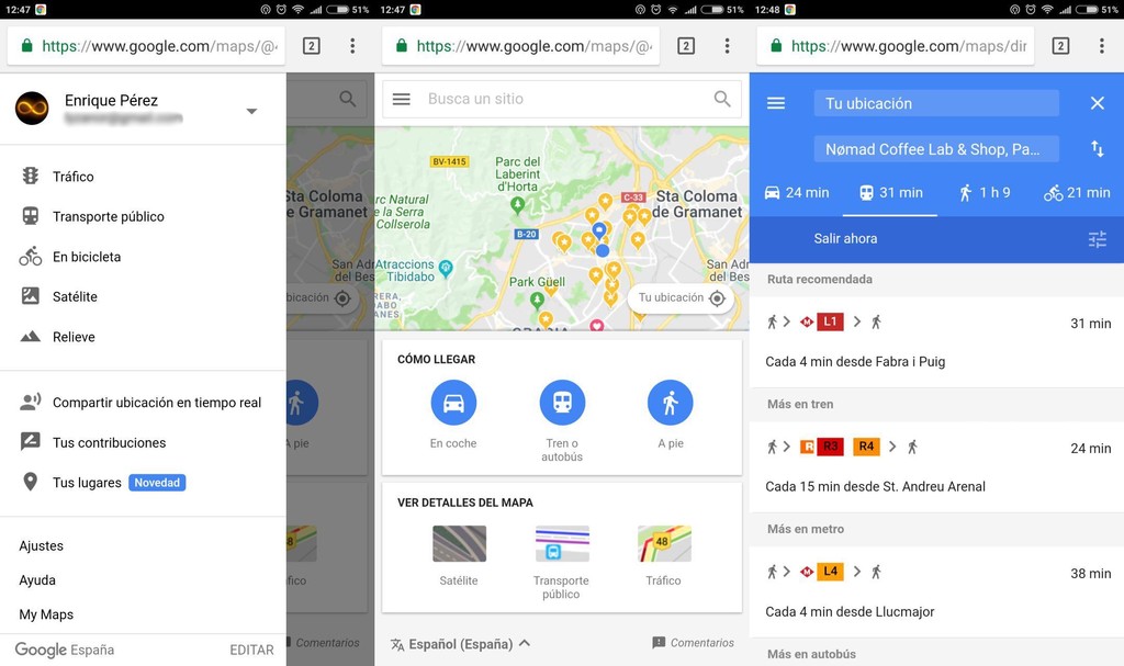 Google Maps GO: así es la versión ultraligera de los mapas de Google