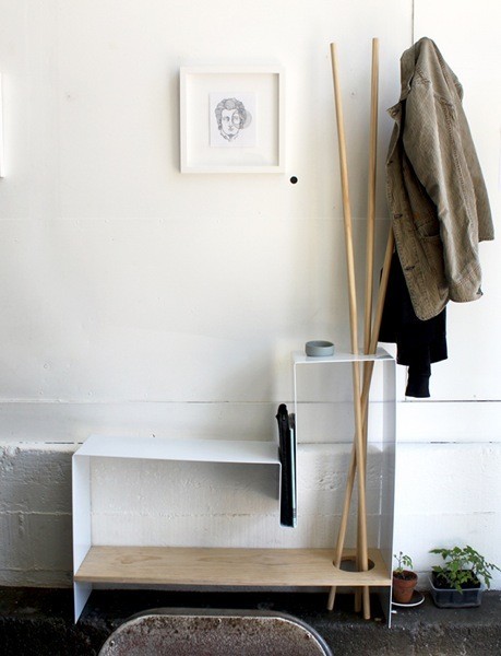 El perchero minimalista y multifunción de Annabelle Nichols