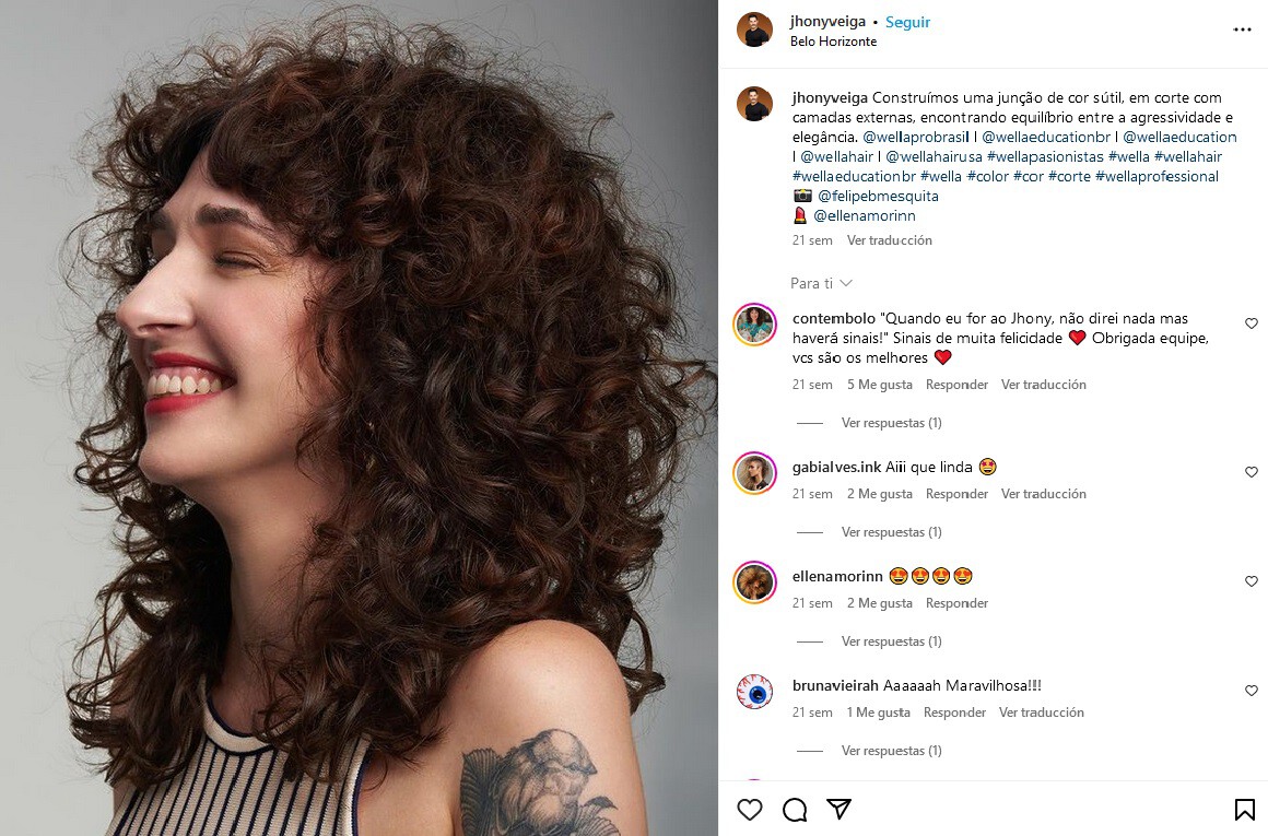Este corte de pelo es perfecto para las melenas rizadas que no quieren ...