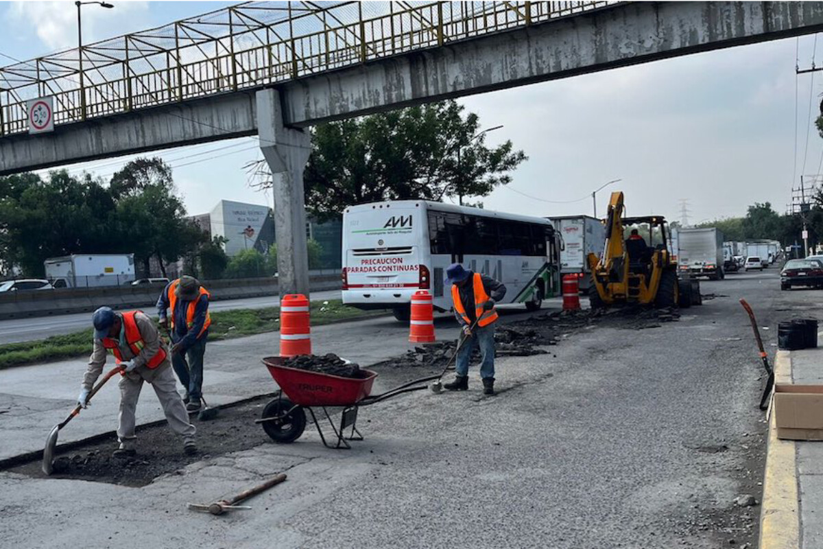 Cierran carriles laterales de Periférico Norte por 40 días, desde Río San Joaquín hasta Avenida ...