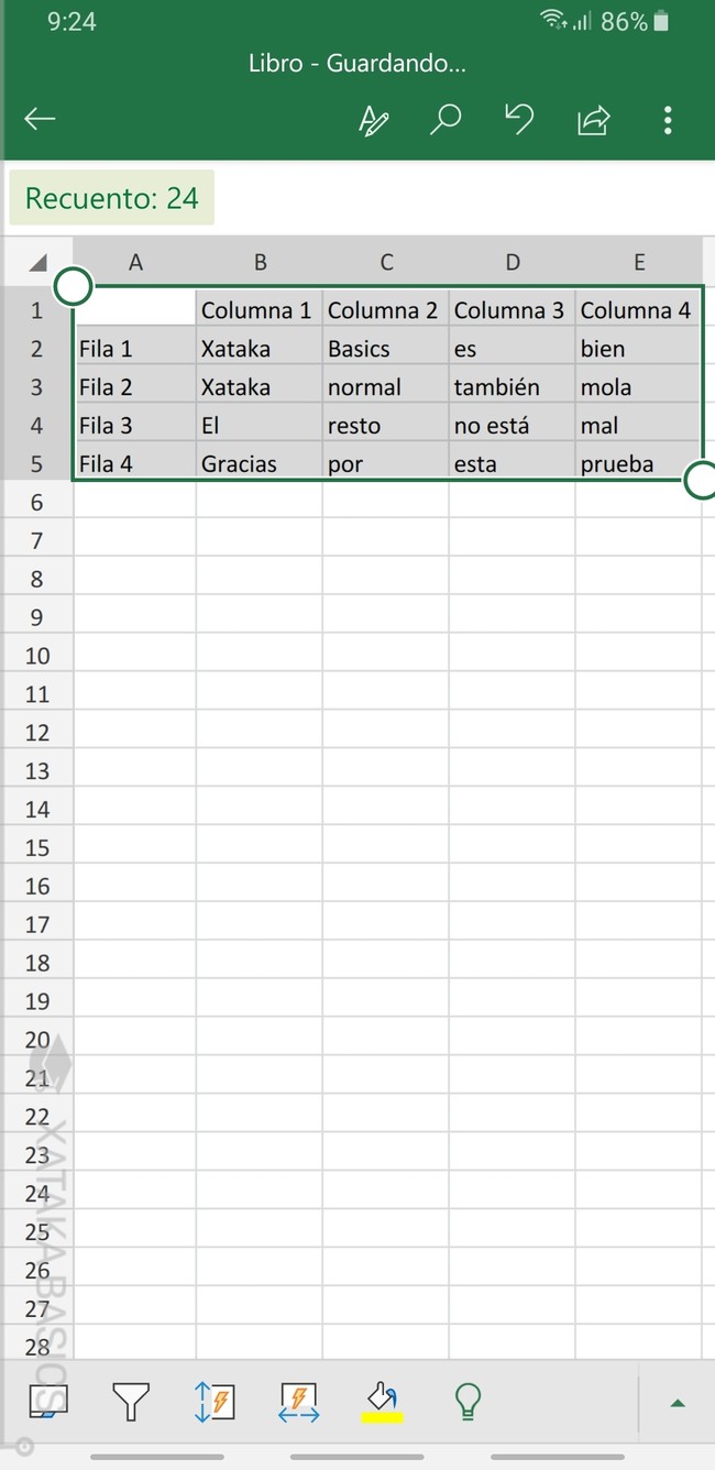 Cómo digitalizar una tabla de datos sacando una foto con Excel en ...