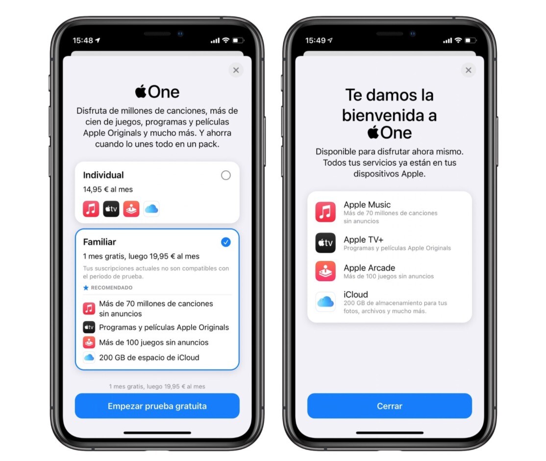 Apple One ya disponible en España: la suscripción única de los ...
