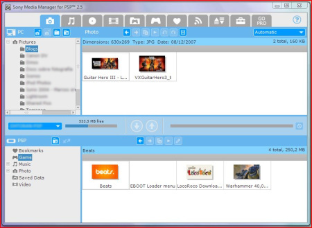 PSP Media Manager es ahora gratis (actualizado)