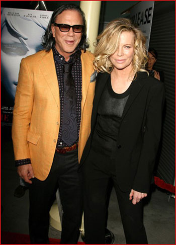Kim Basinger y Mickey Rourke juntos 23 años después