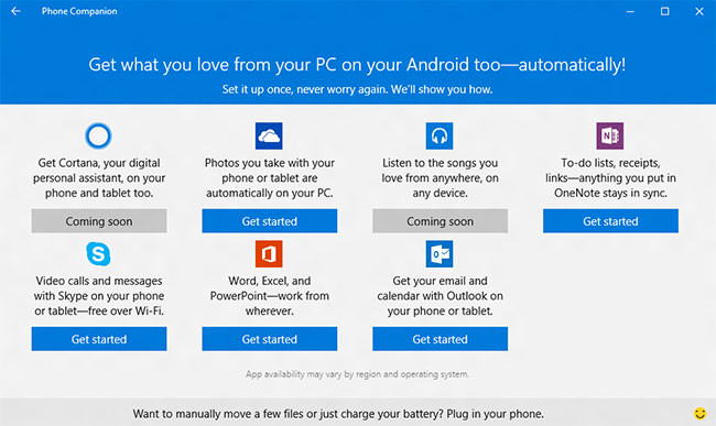 Phone Companion es la propuesta de Microsoft para que tu teléfono y ...