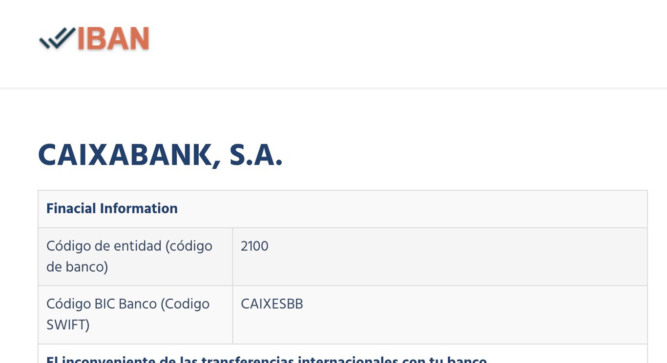 Saber banco por IBAN: cómo saber la entidad por el número de la cuenta ...