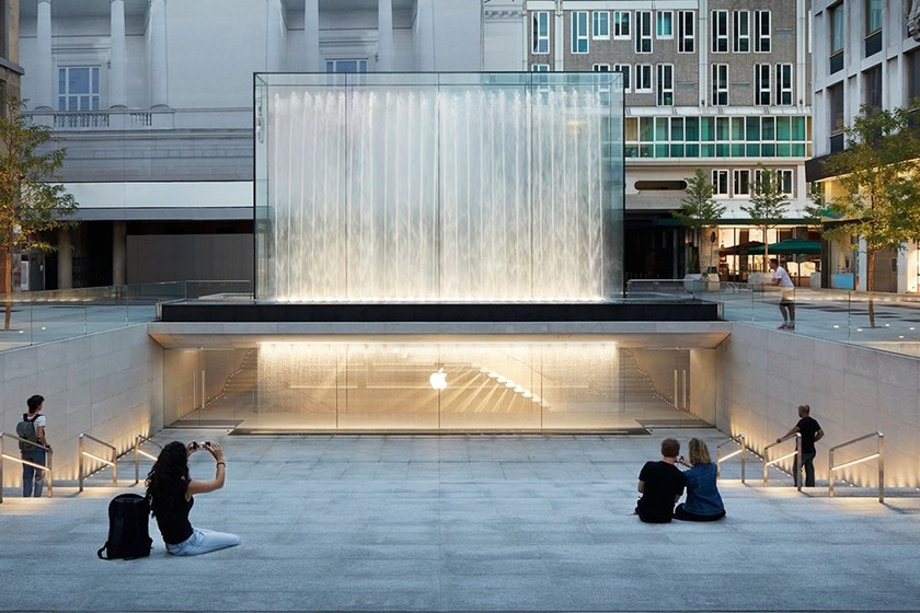La nueva Apple Store de Milán tiene probablemente la mejor entrada a ...