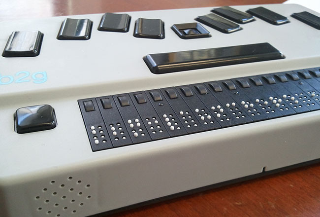 B2G, el nuevo concepto de una tablet Braille con Android