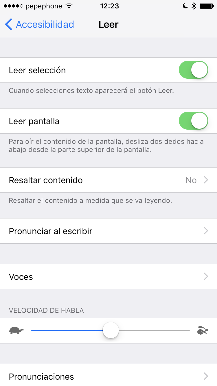 Cómo conseguir que el iPhone nos lea en voz alta cualquier cosa que le ...