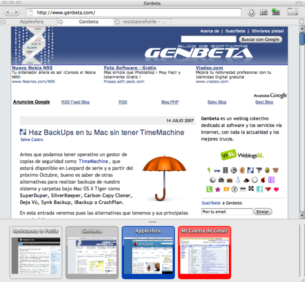 SunriseBrowser el minimalismo tiene nueva versión 1.1.1