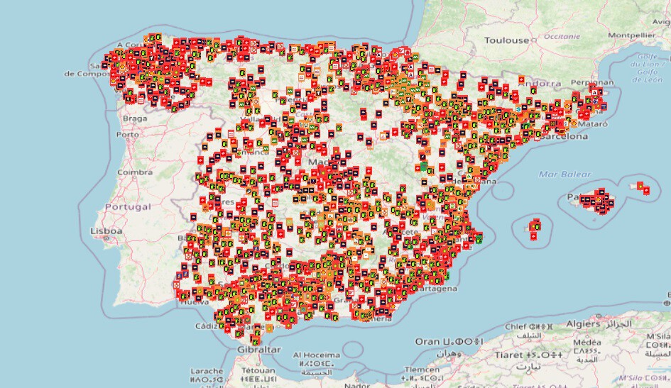 Todas las gasolineras de España y cómo encontrar la más barata, en este ...