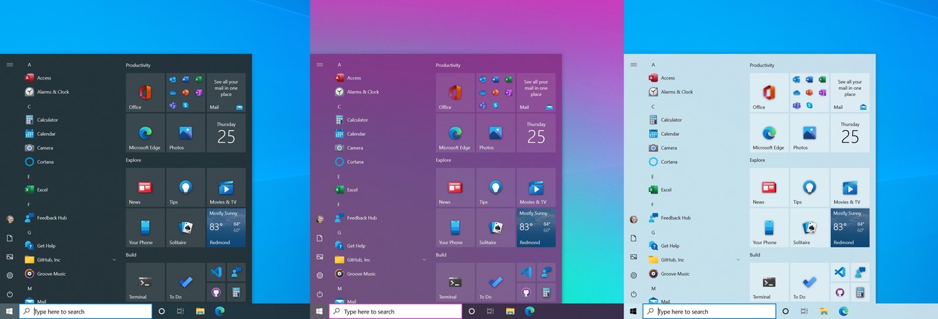 Microsoft presenta un nuevo menú Inicio en Windows 10, nueva barra de ...