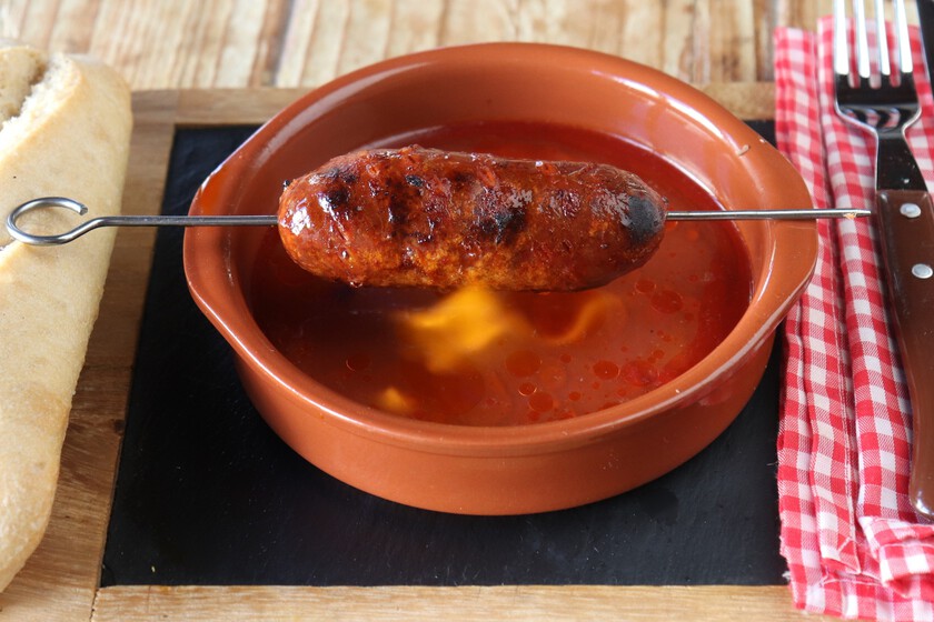 Receta de chorizo al infierno, para el picoteo del finde