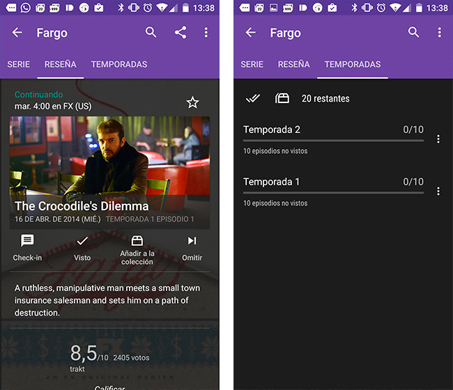Android seriéfilos: estas son las cinco mejores aplicaciones para ...