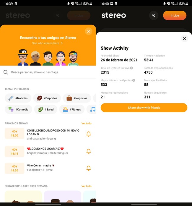 Así es Stereo, la alternativa a Clubhouse que está disponible tanto en ...