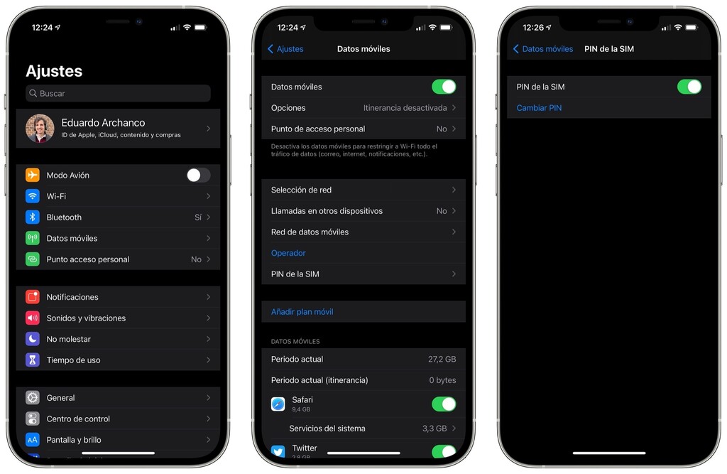 Cómo cambiar y quitar el código PIN de la tarjeta SIM en un iPhone