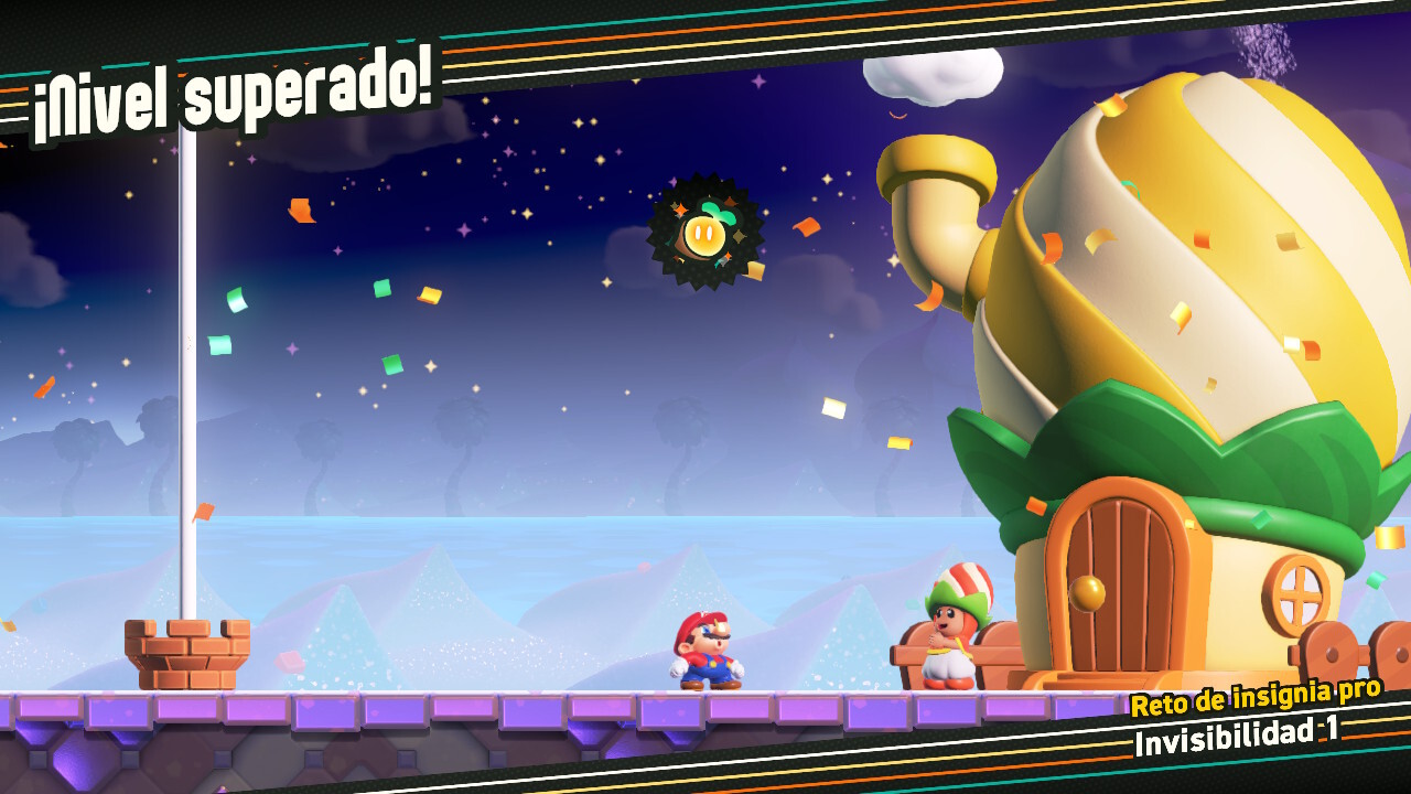 Invisibilidad 1 al 100% en Super Mario Bros. Wonder - Super Mario Bros ...