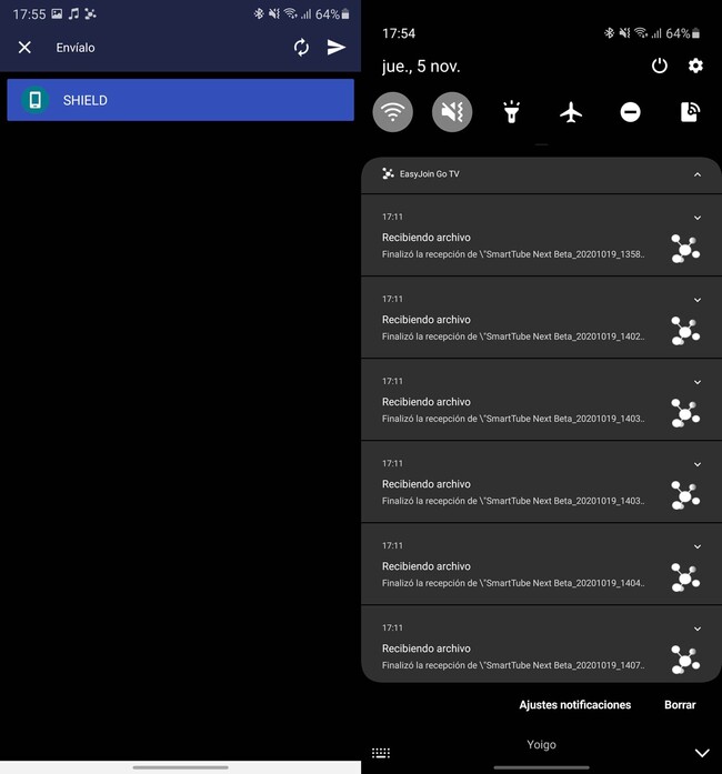La manera más sencilla de enviar archivos a Android TV: nueva app EasyJoin Go TV