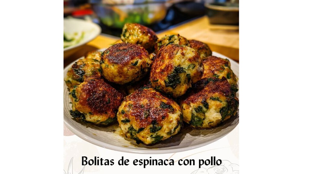 Bolitas de espinaca con pollo: receta fácil, nutritiva, rendidora y ...