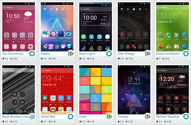 Los mejores sitios para descargar temas para Android