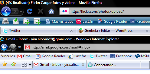 Especial Firefox 3: Comparativa con Internet Explorer 7