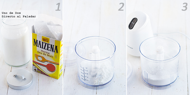 Cómo preparar azúcar glas en casa