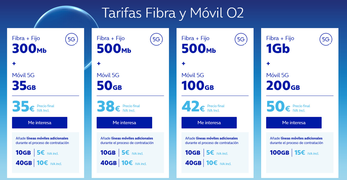 O2 sorprende a todos con un nuevo combinado de fibra y móvil por 35 ...
