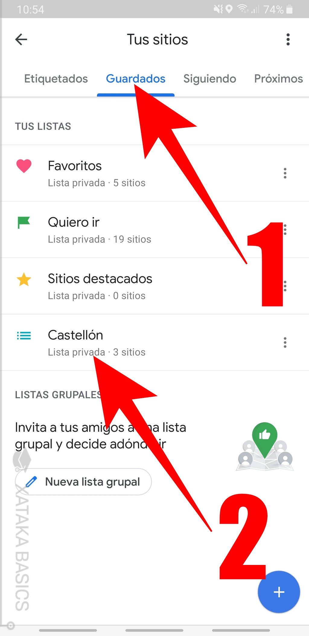 Listas de Google Maps: qué son, cómo crearlas y cómo editarlas