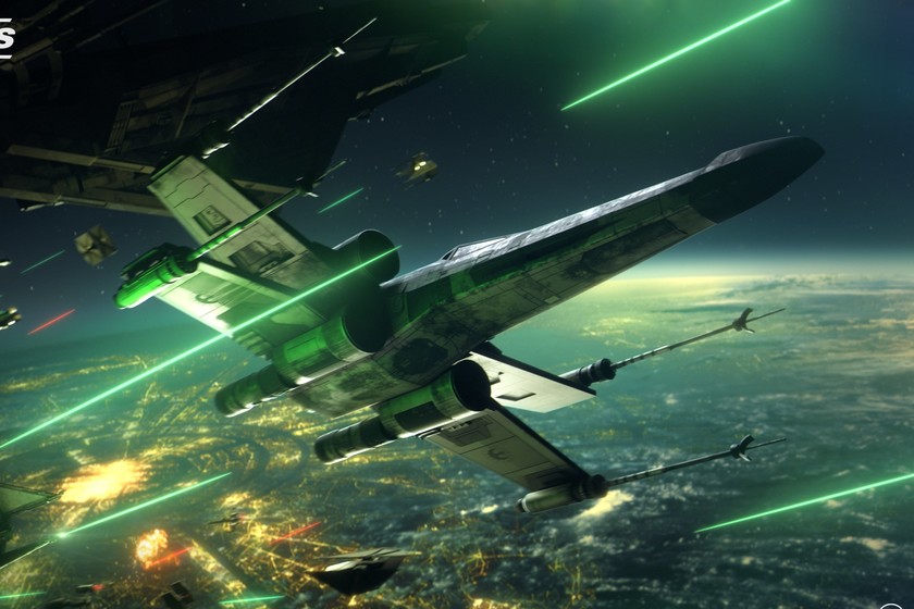 Las impresionantes batallas espaciales de Star Wars: Squadrons en un ...