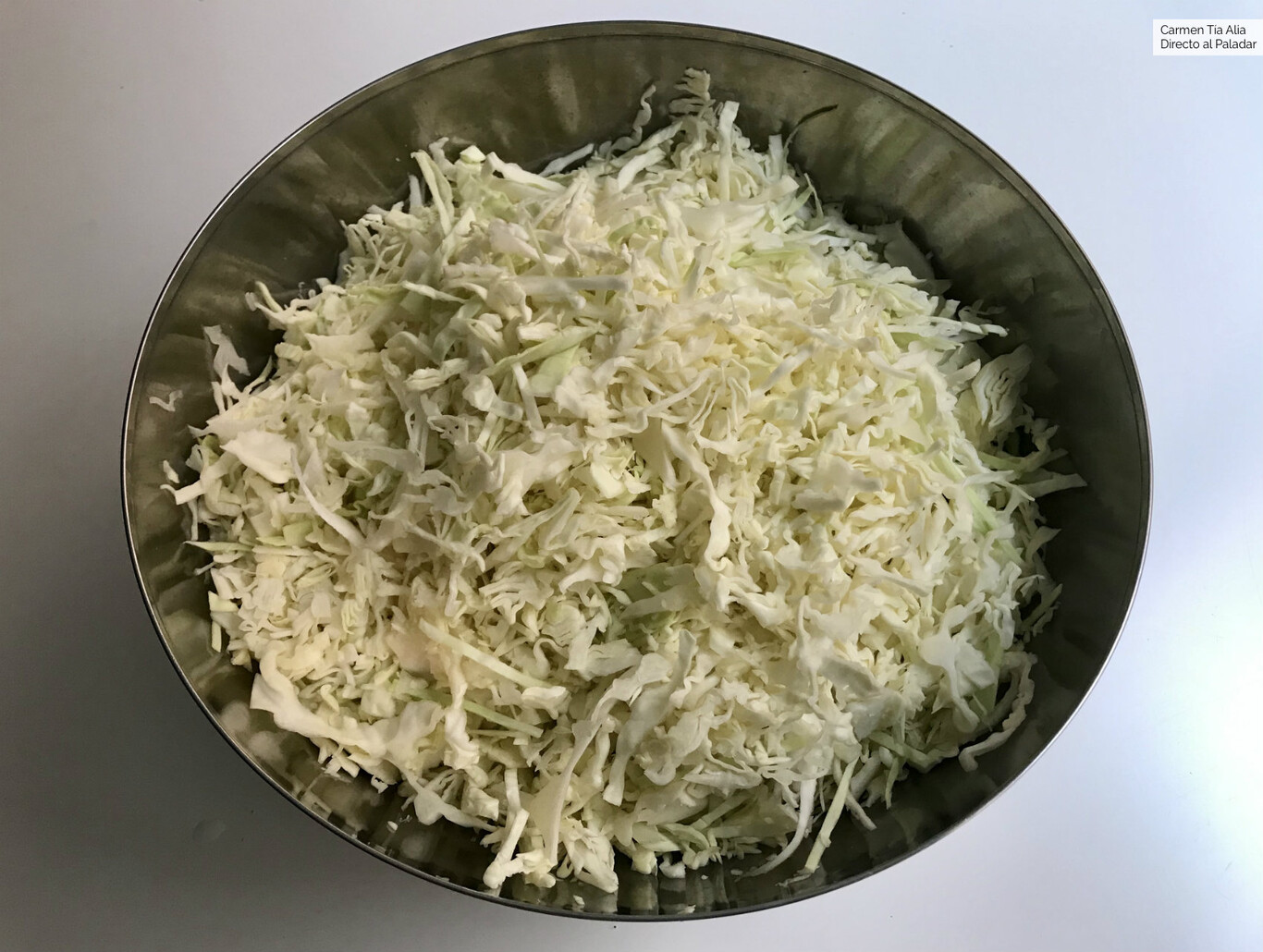 Chucrut o col fermentada, receta de cocina fácil, sencilla y deliciosa