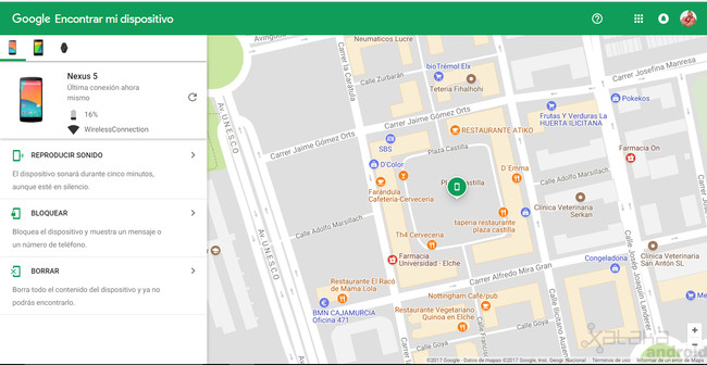 Cómo localizar, bloquear y borrar nuestro dispositivo Android perdido o robado