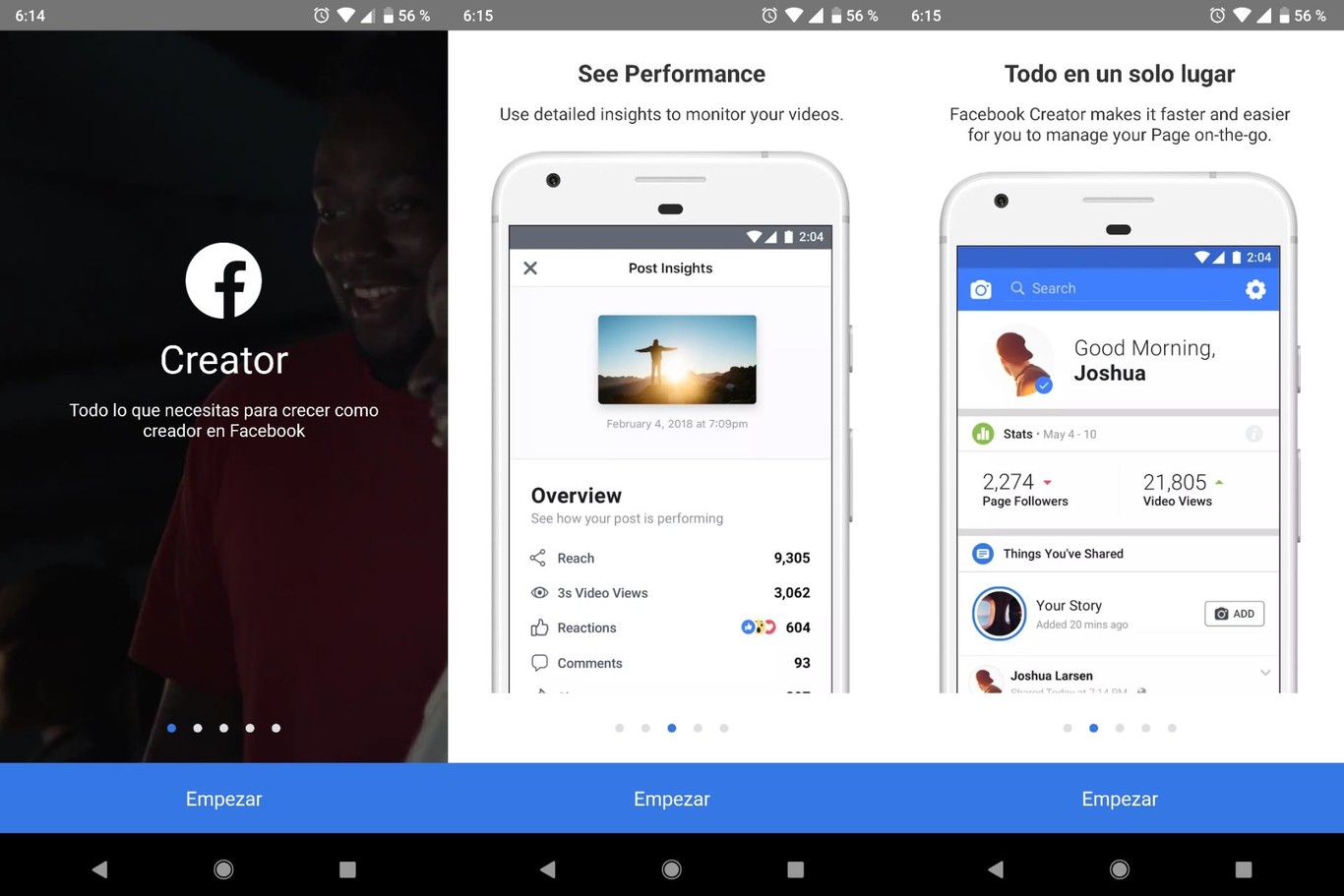 Facebook Creator para Android: así es la aplicación con la que la red ...