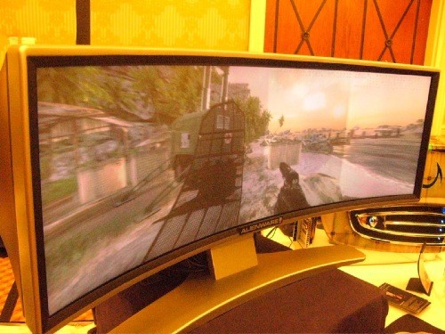 Monitor curvo de Alienware [CES 2008]