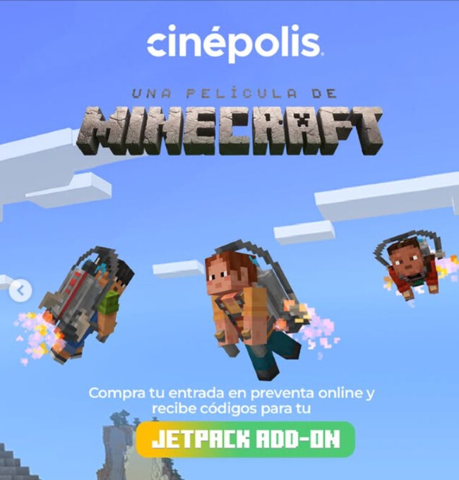 Cinépolis tiene códigos gratis por la película de Minecraft: así puedes conseguir el primer ...