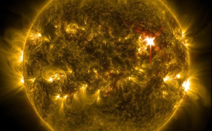 Éste es el vídeo de la mayor erupción solar en 12 años en detalle