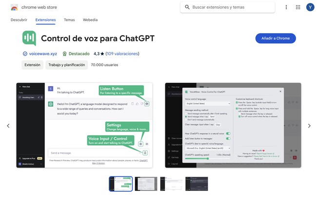Cómo usar VoiceWave para poder utilizar comandos de voz en ChatGPT