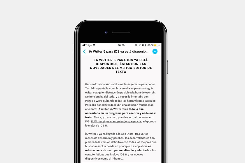 iA Writer 5 para iOS ya está disponible, éstas son las novedades del ...