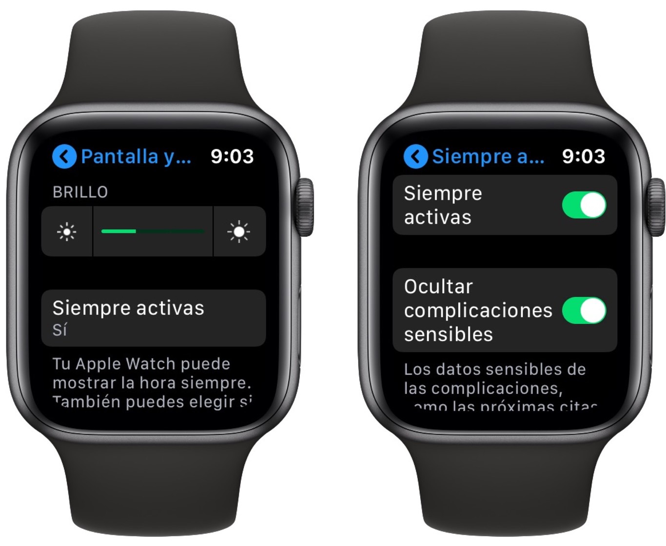 Apple Watch Series 5: cómo apagar la pantalla siempre activa