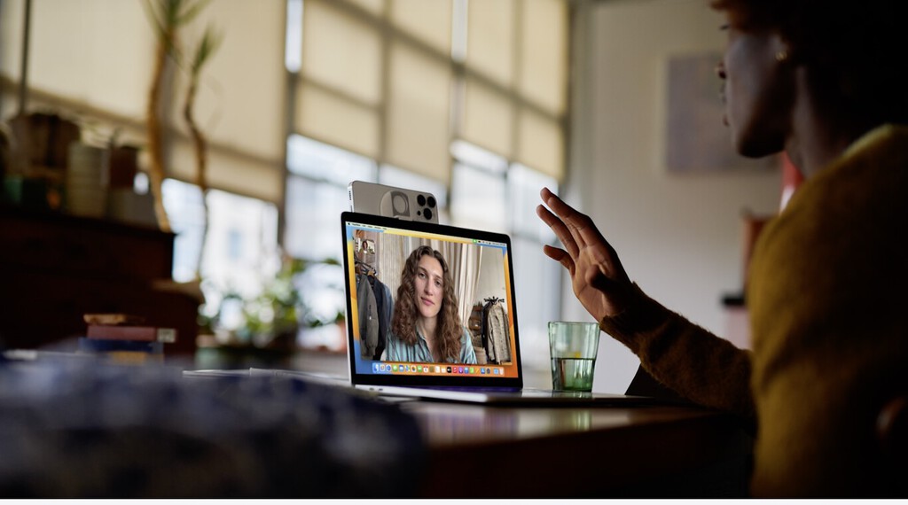 Usar el iPhone como cámara web externa en una mac: Continuity Camera es ...