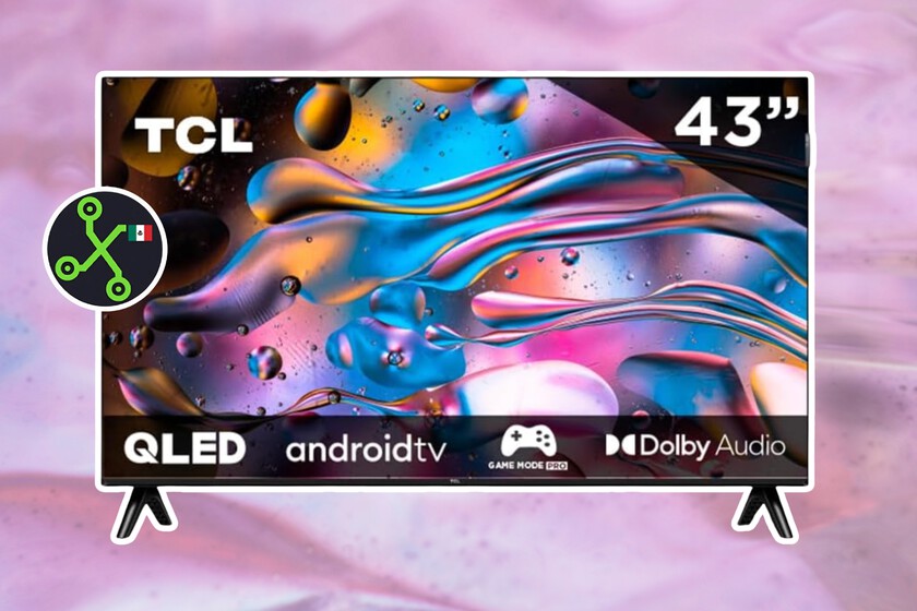 Pantalla QLED 43 pulgadas de TCL cuesta menos de 4,000 pesos en Amazon