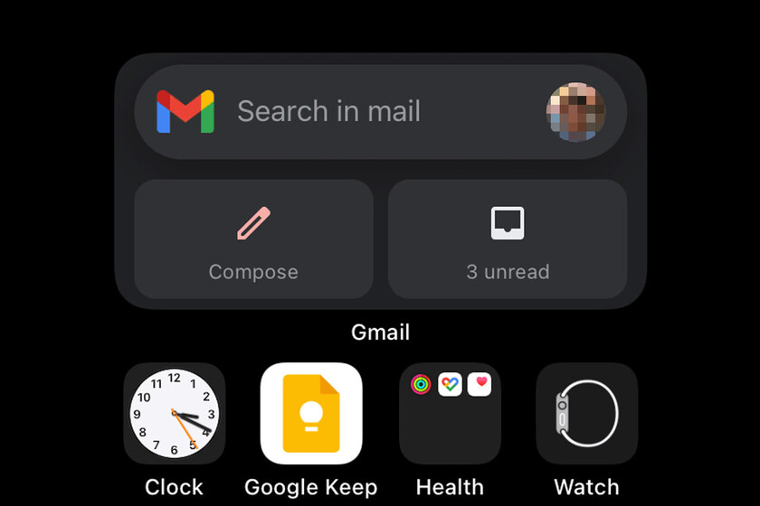 Gmail estrena widget en el iPhone