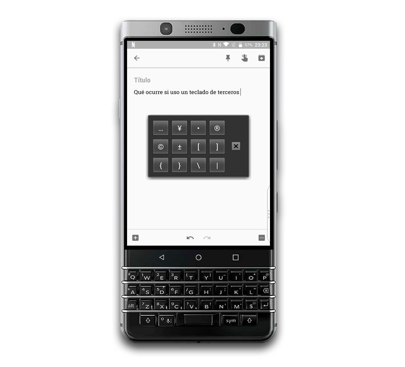 BlackBerry KEYone, análisis. Review con características, precio y ...
