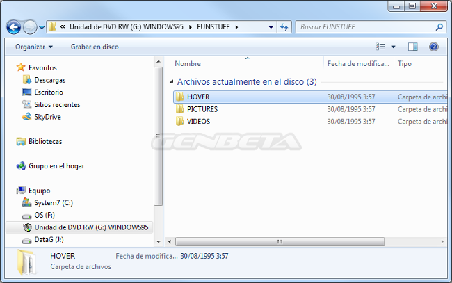 Microsoft adapta para navegadores, Hover, un juego de Windows 95