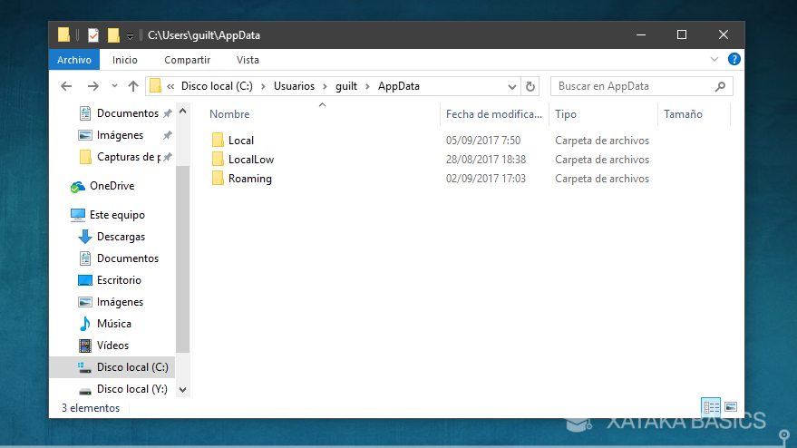 Para qué sirve la carpeta AppData de Windows