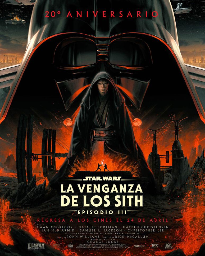Star Wars confirma el reestreno de La Venganza de los Sith en México y ...