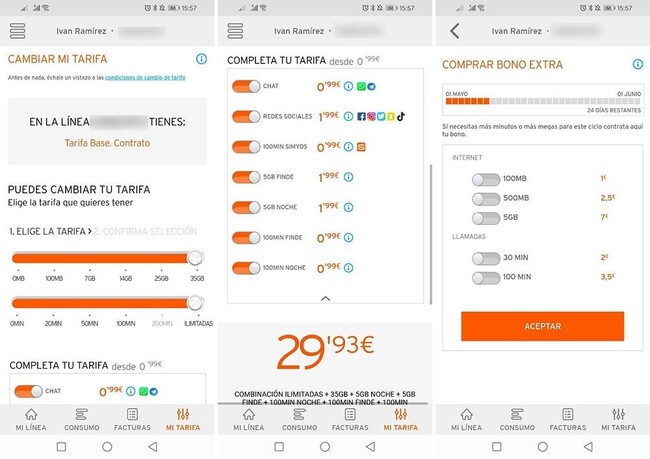 Simyo: cómo ver la factura, cuántos gigas te quedan y resto de ...