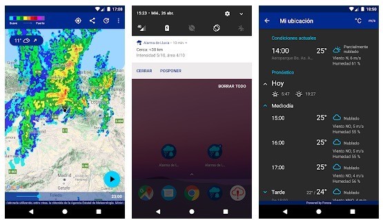 Rain Alarm: una app que notifica sobre la lluvia en tiempo en real y ...