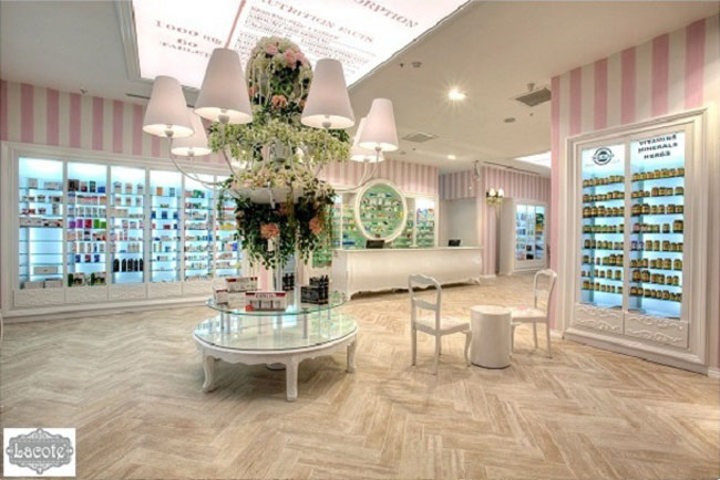 Diseño de interiores: es una farmacia, es una perfumería. Y está en ...