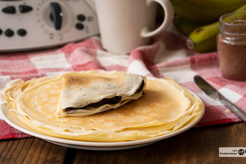 Receta de crêpes en Thermomix: receta fácil dulce y salada de cocina ...